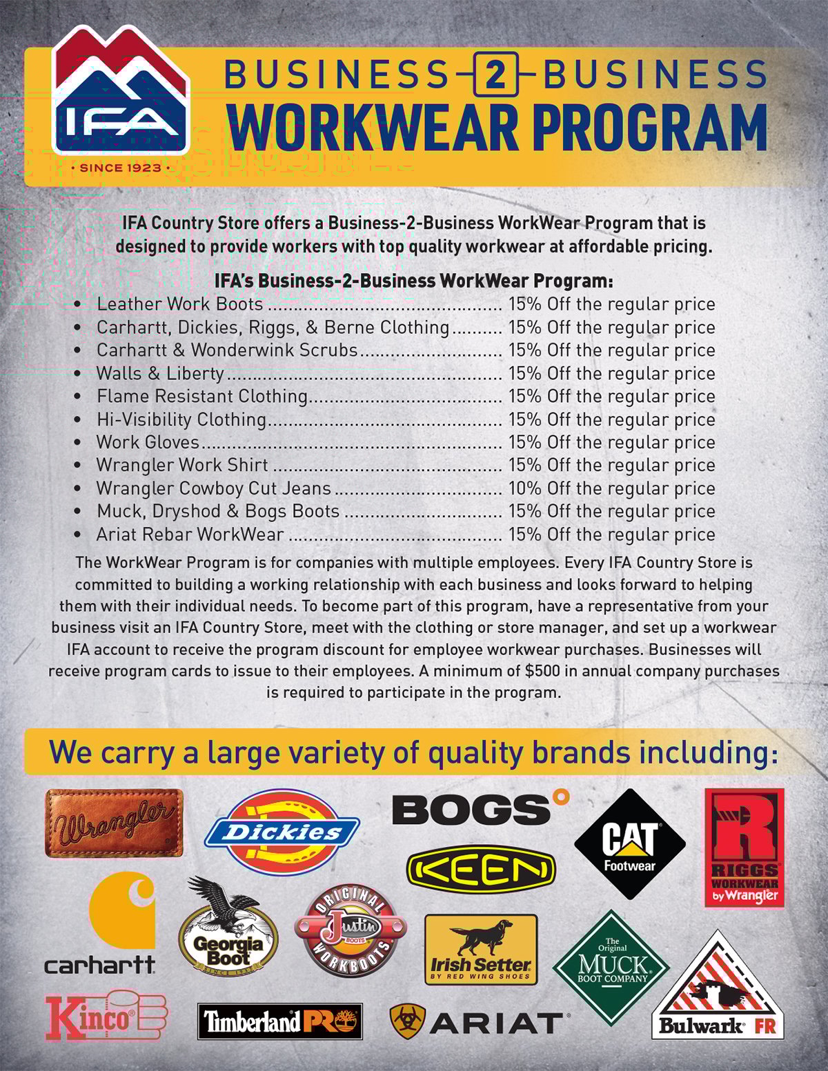 Get Your Crew the Best Workwear for Less | IFA B2B Workwear Program